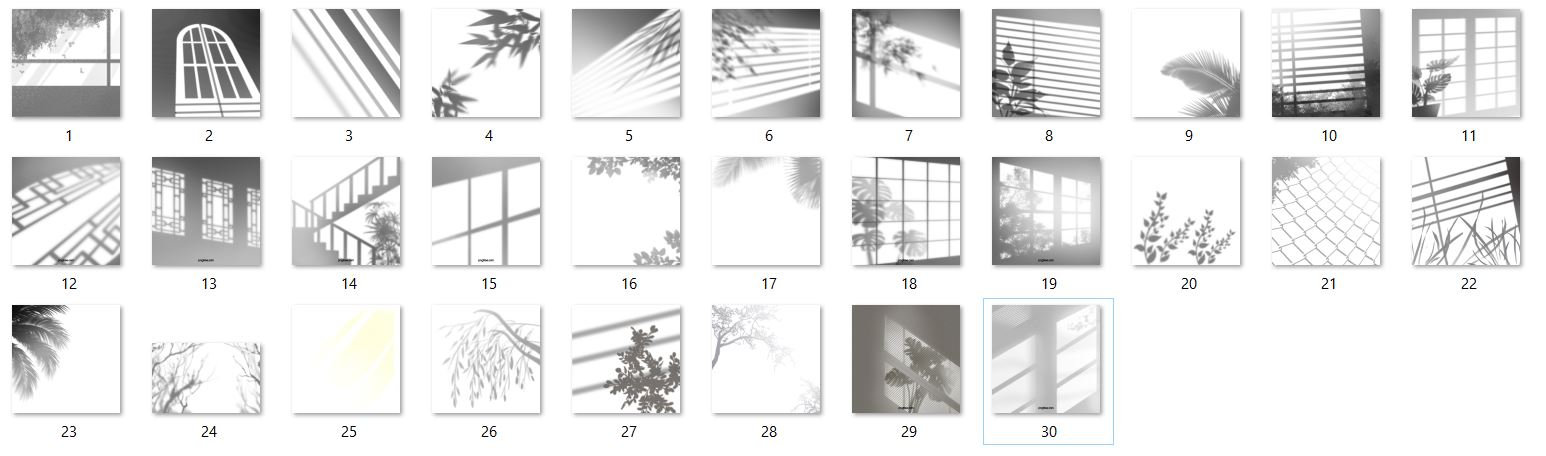 Window Shadows Photoshop Overlays Windows Shadows Plants - Etsy