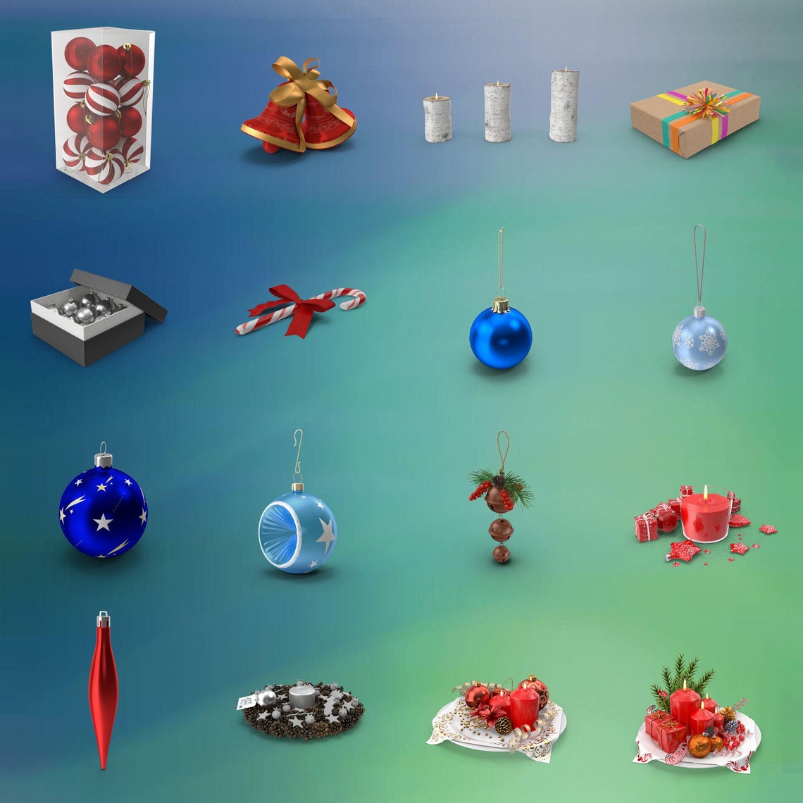 Christmas Overlays for Photoshop PNG Transparent Backgrounds - Etsy