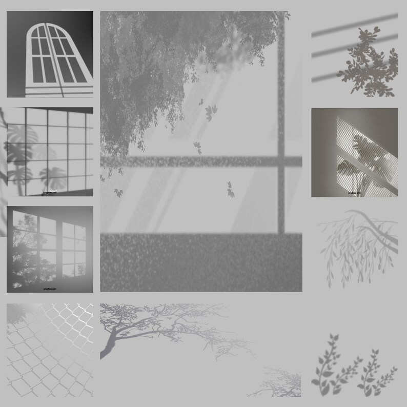 Window Shadows Photoshop Overlays Windows Shadows Plants - Etsy