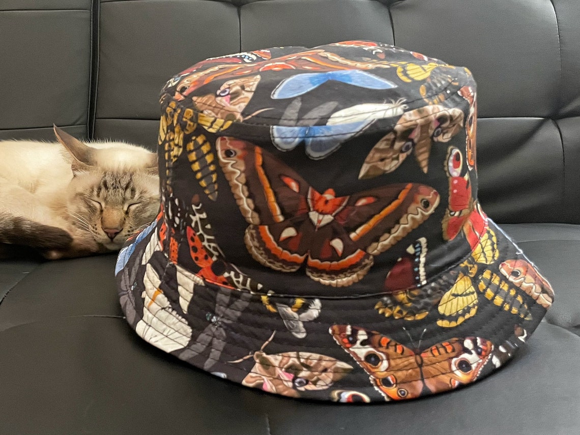 Furry Themed Bucket Hat Moth - Etsy
