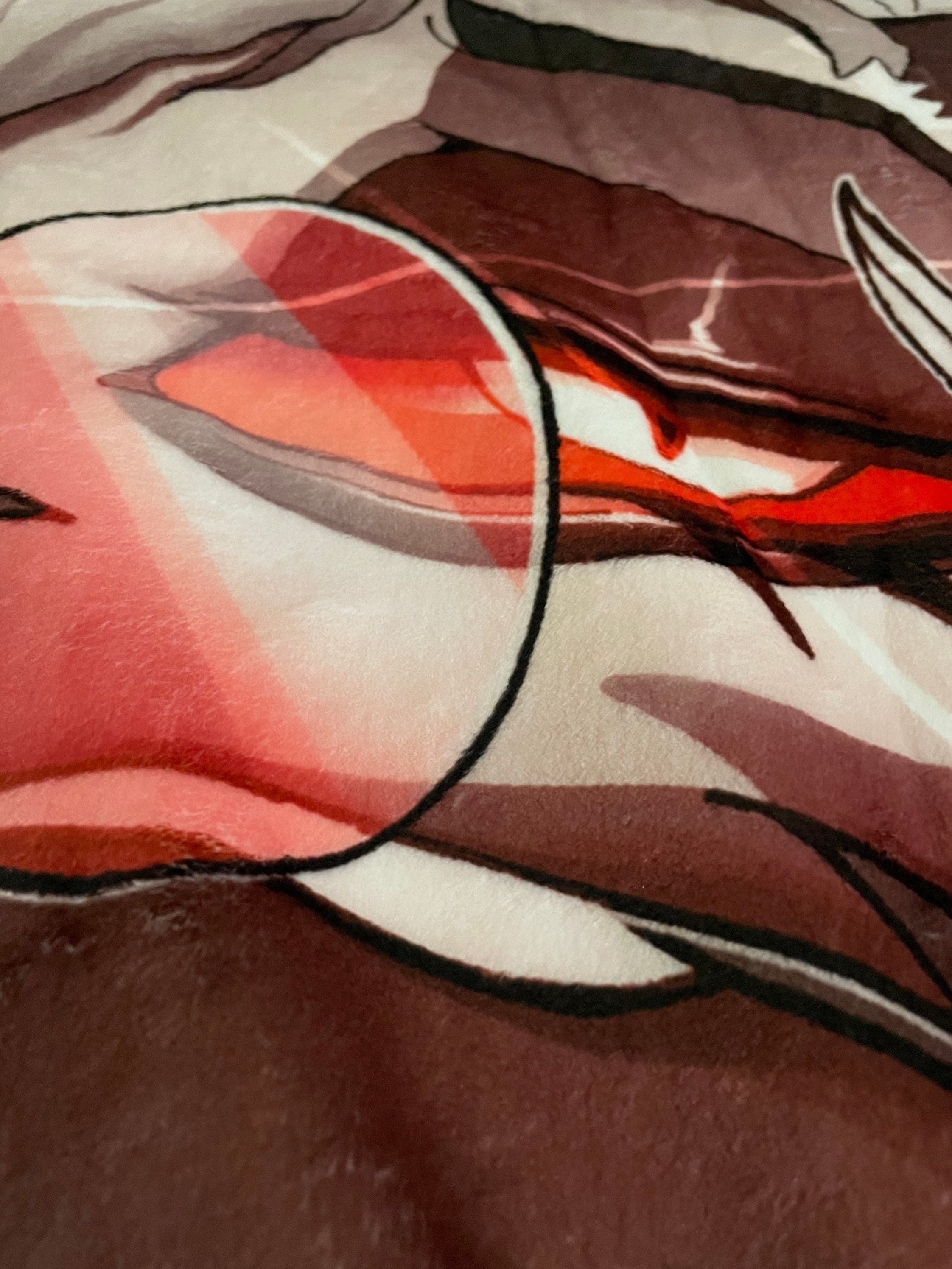 Hellhound Loona Blanket Helluva Boss Inspiredblanket Etsy Uk