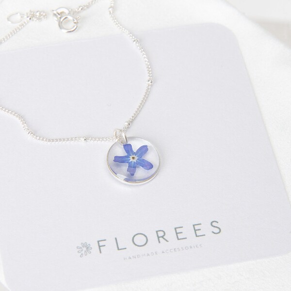 Forget Me Not Charm - Etsy