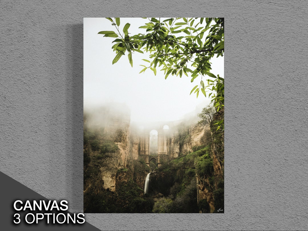 Ronda Bridge Canvas Print: Fine Art Photography, Spain Travel Decor - Etsy