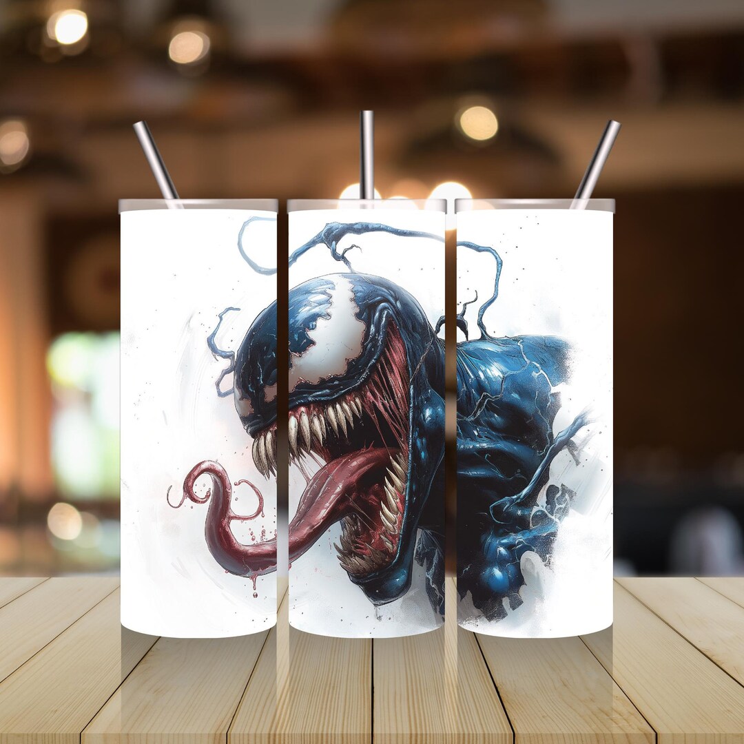 Venom Tumbler Wrap Instant Download - Superhero Tumbler 20 Oz Wrap ...