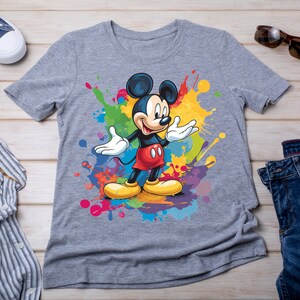 Mickey Mouse Png Splash Mickey Mouse Sublimation Designs Design High ...
