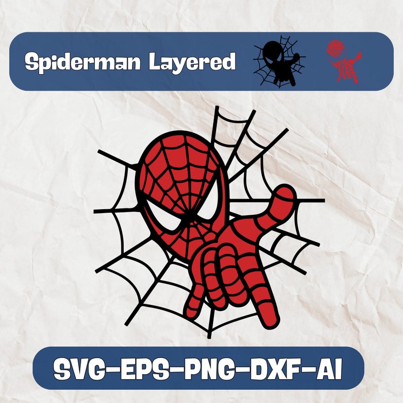 Spiderman Svg Layered Instant Download, Spiderman PNG, Superhero ...