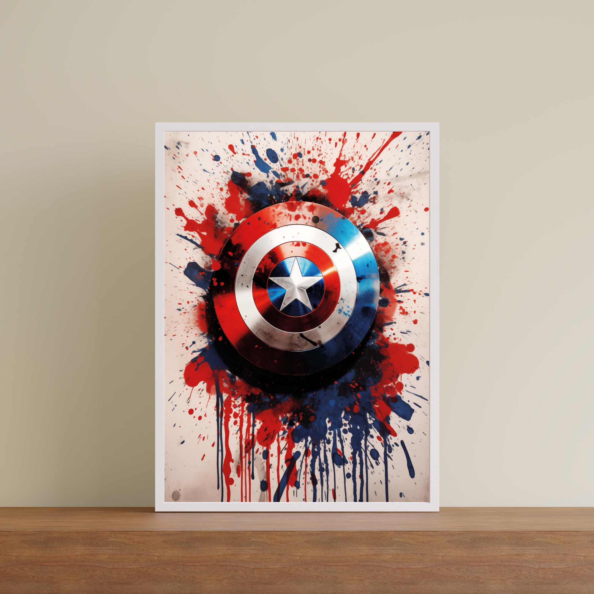 Captain America Shield Poster Instant Download Printable Superhero ...