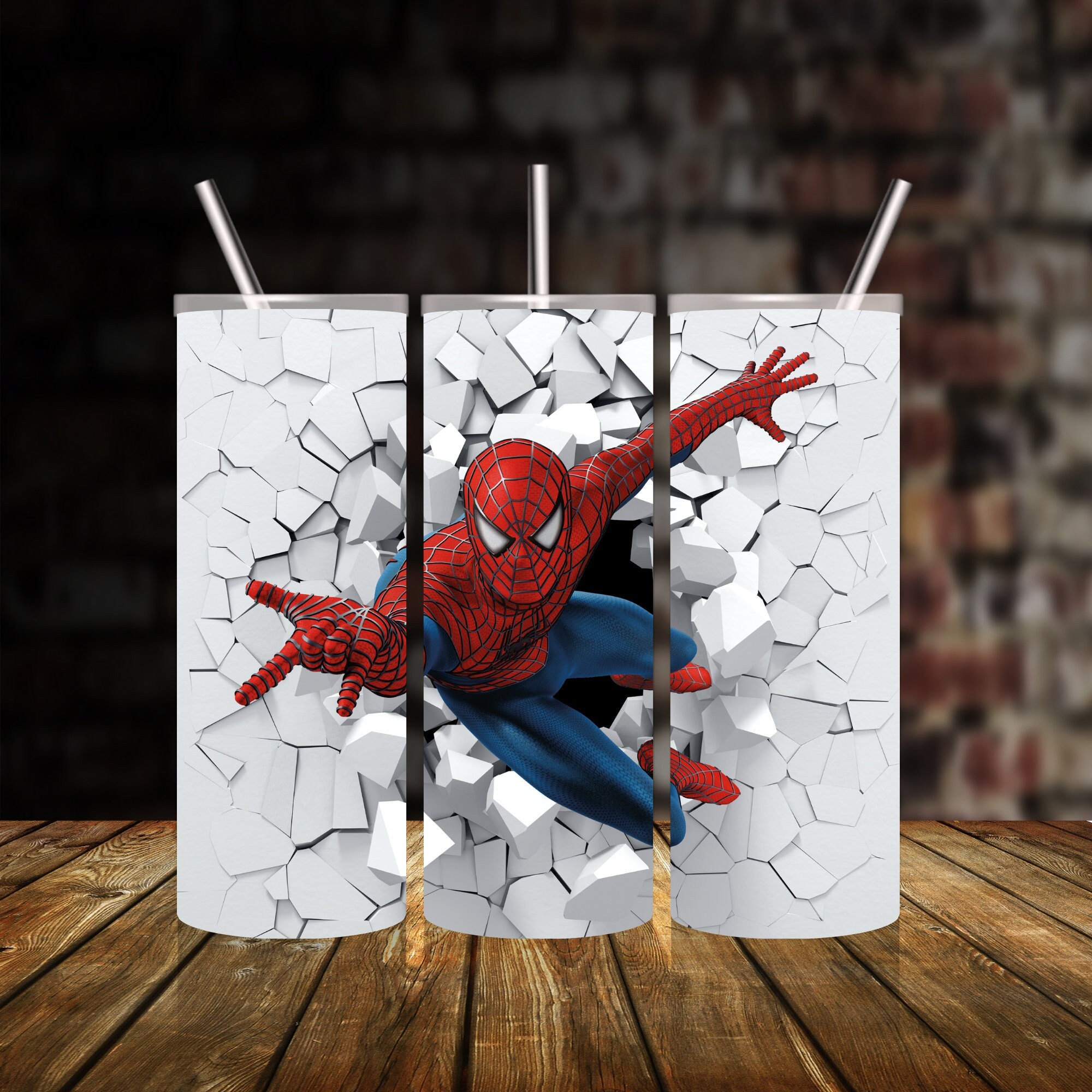 Spiderman Tumbler Wrap Instant Download - Spider Man Tumbler 20 Oz Wrap ...