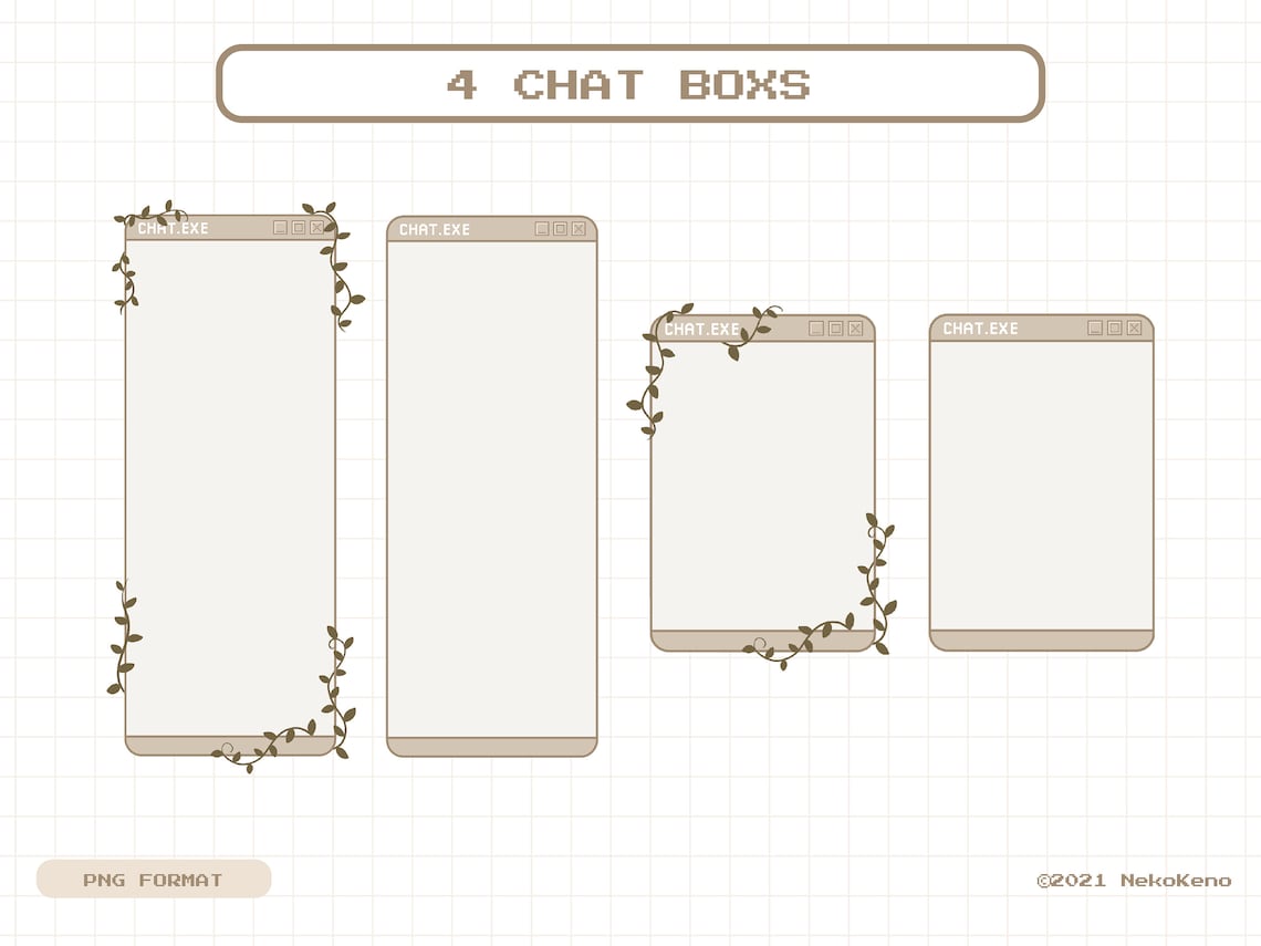 Animated Stream Overlay Package for Twitch Aesthetic Brown - Etsy