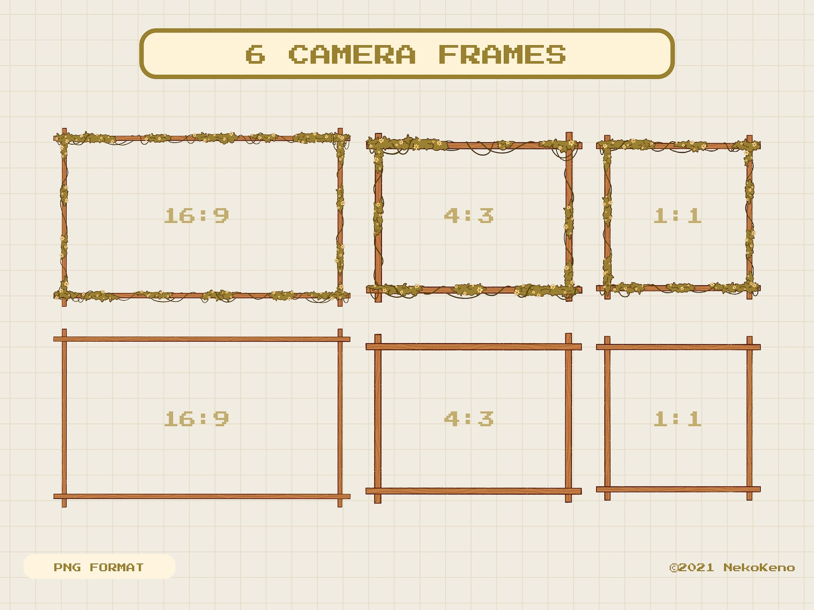Animated Cottagecore Stream Overlay Package for Twitch - Etsy