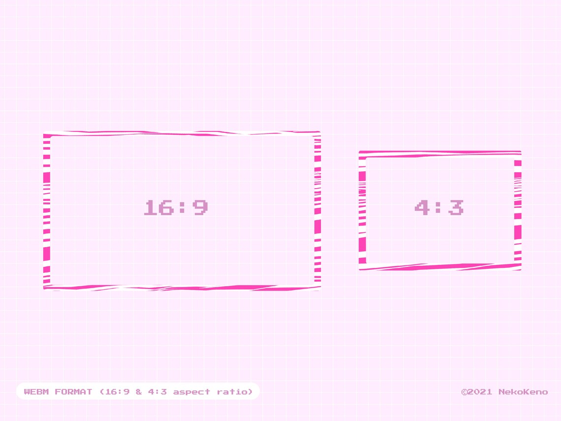 5 Animated Cam Frames Stream Overlay for Twitch Cute Camera | Etsy
