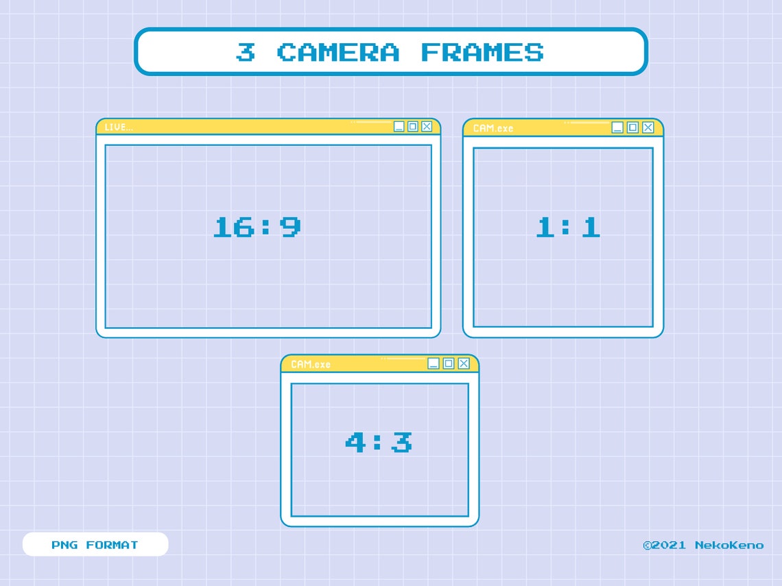 Stream Overlay Package for Twitch Cute Windows Theme Overlay - Etsy
