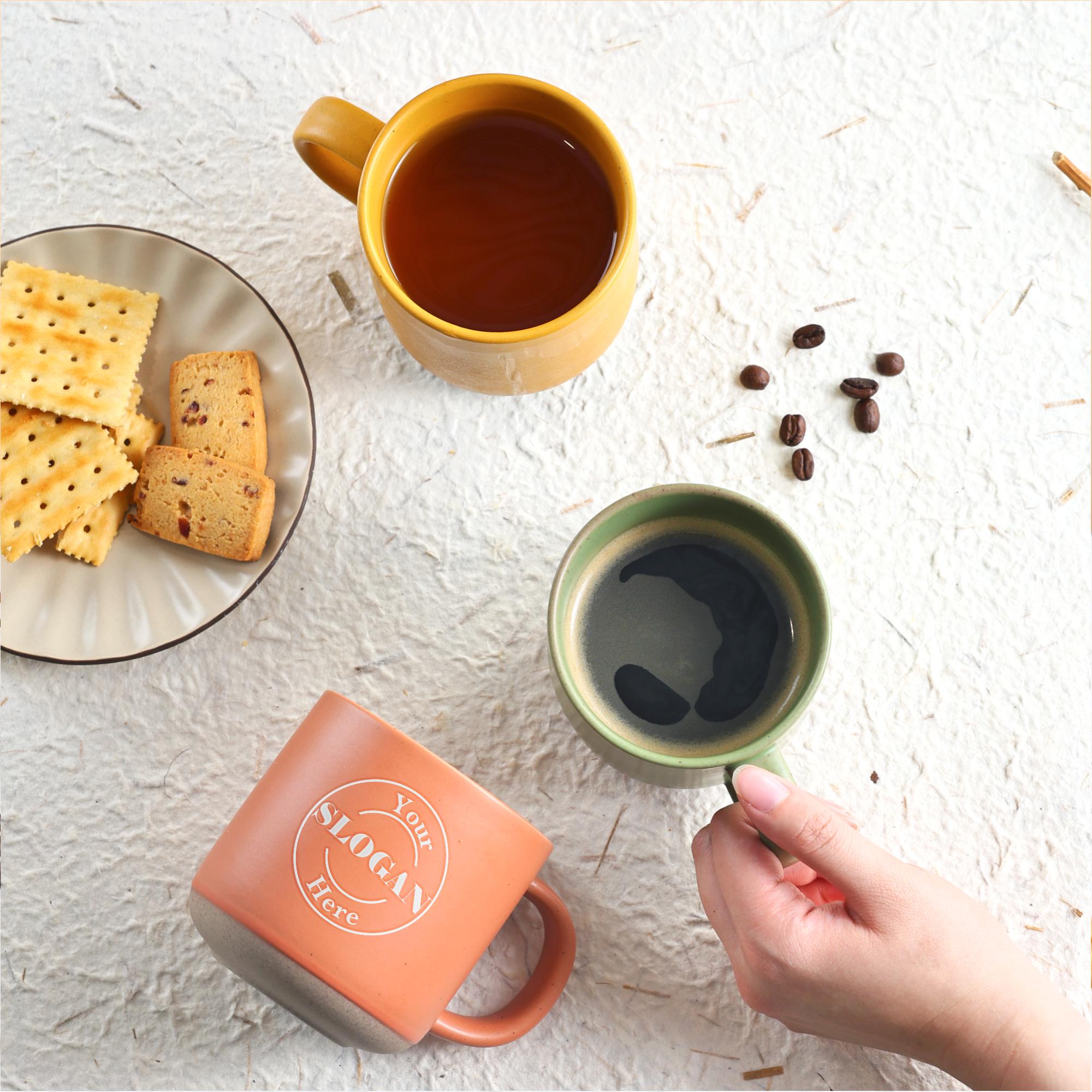 Custom Ceramic Mugs, Engraved Coffee Cup, Personalized Conference Mug ...