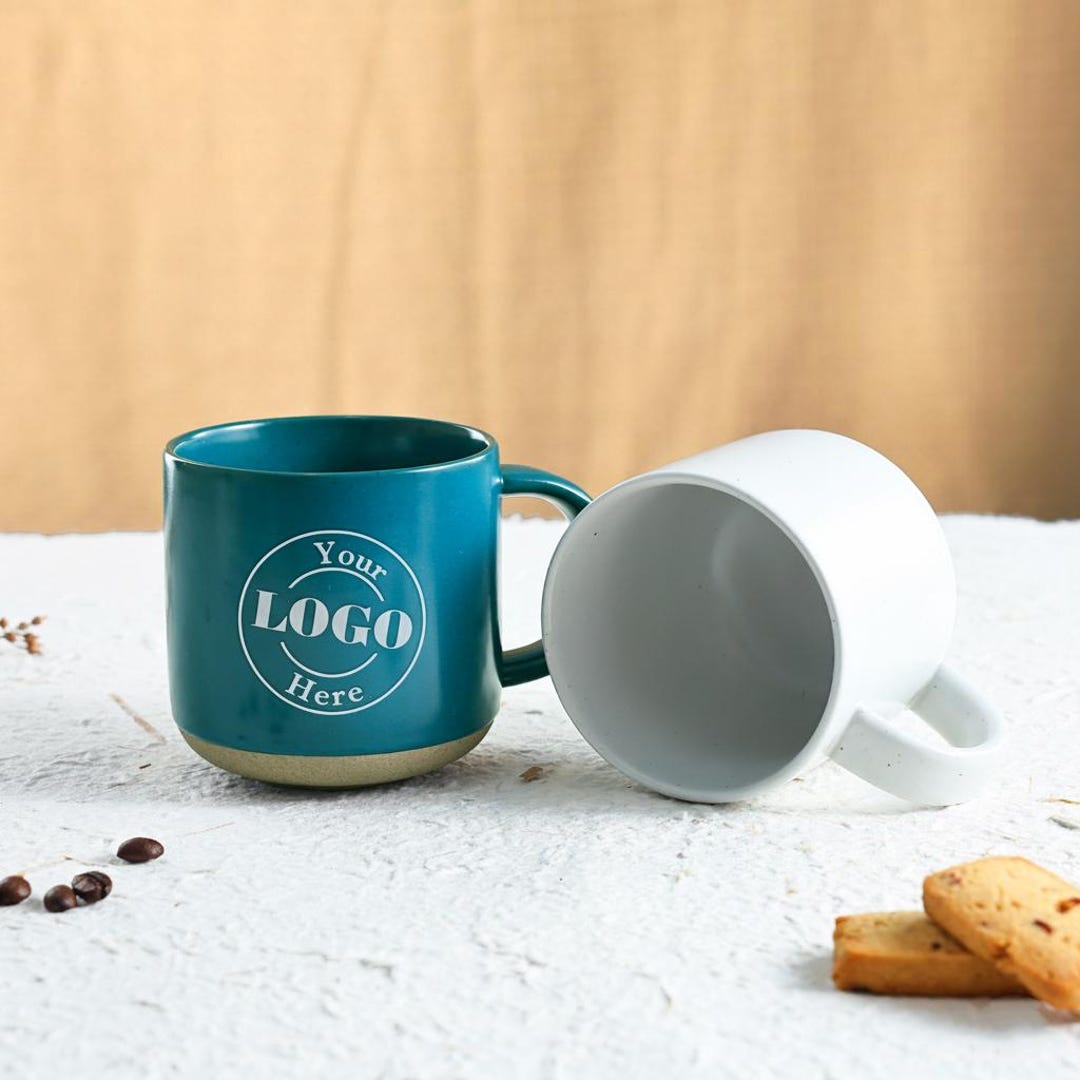 Custom Ceramic Mugs, Engraved Coffee Cup, Personalized Conference Mug ...