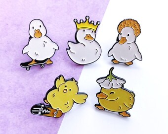 Duck Enamel Pins - Etsy