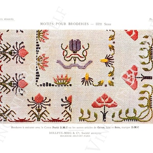 French Embroidery Pattern Book, Embroidery Designs, Embroidery Motifs ...