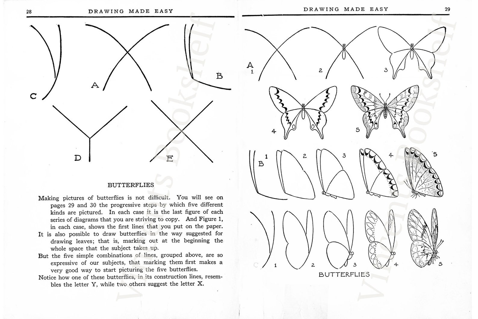 Drawing Made Easy EG Lutz, Step by Step Drawing Book. Learn How to Draw ...