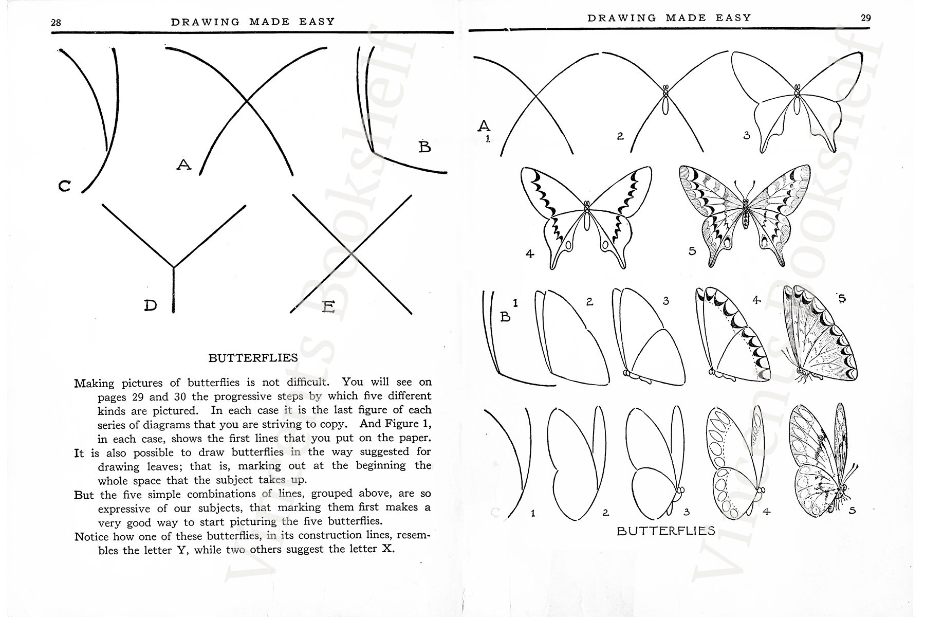 Drawing Made Easy EG Lutz, Step by Step Drawing Book. Learn How to Draw ...