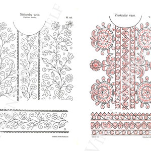 Slovakian Folk Embroidery Designs With Traditional Embroidery Patterns ...