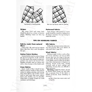Simplified Sewing Guide to Sewing Step by Step. Vintage Sewing Patterns ...
