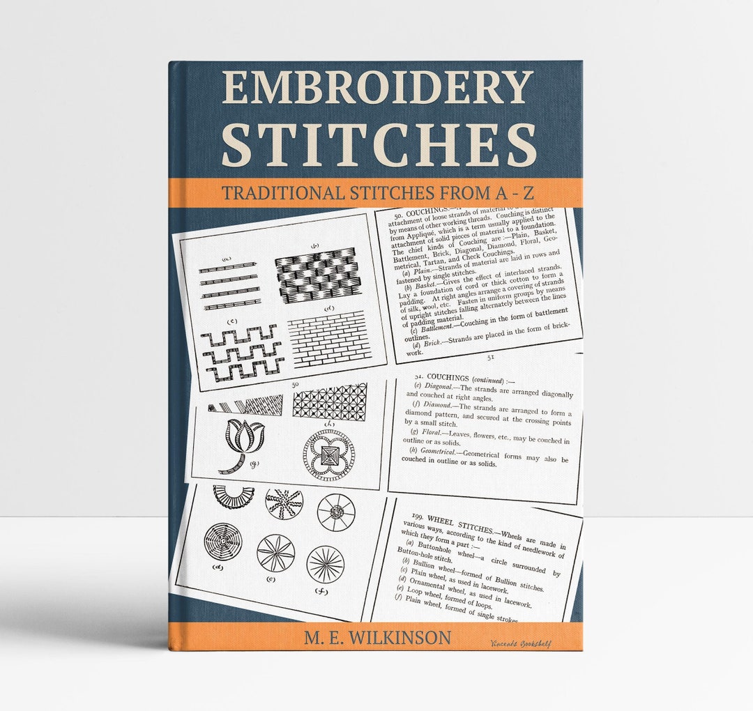 Embroidery Stitches A to Z Book, Embroidery Stitch Patterns and ...