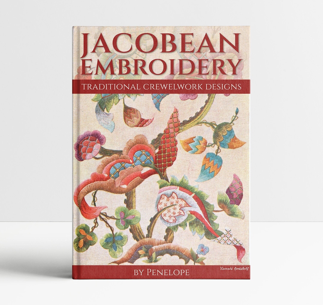 Jacobean Embroidery - Traditional Crewelwork Designs Ebook. Vintage ...