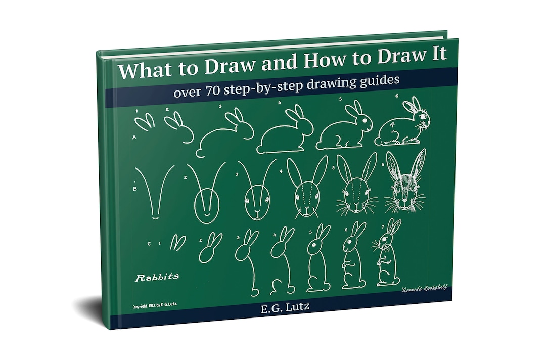 What to Draw and How to Draw It Vintage Drawing Book, How to Draw Step ...