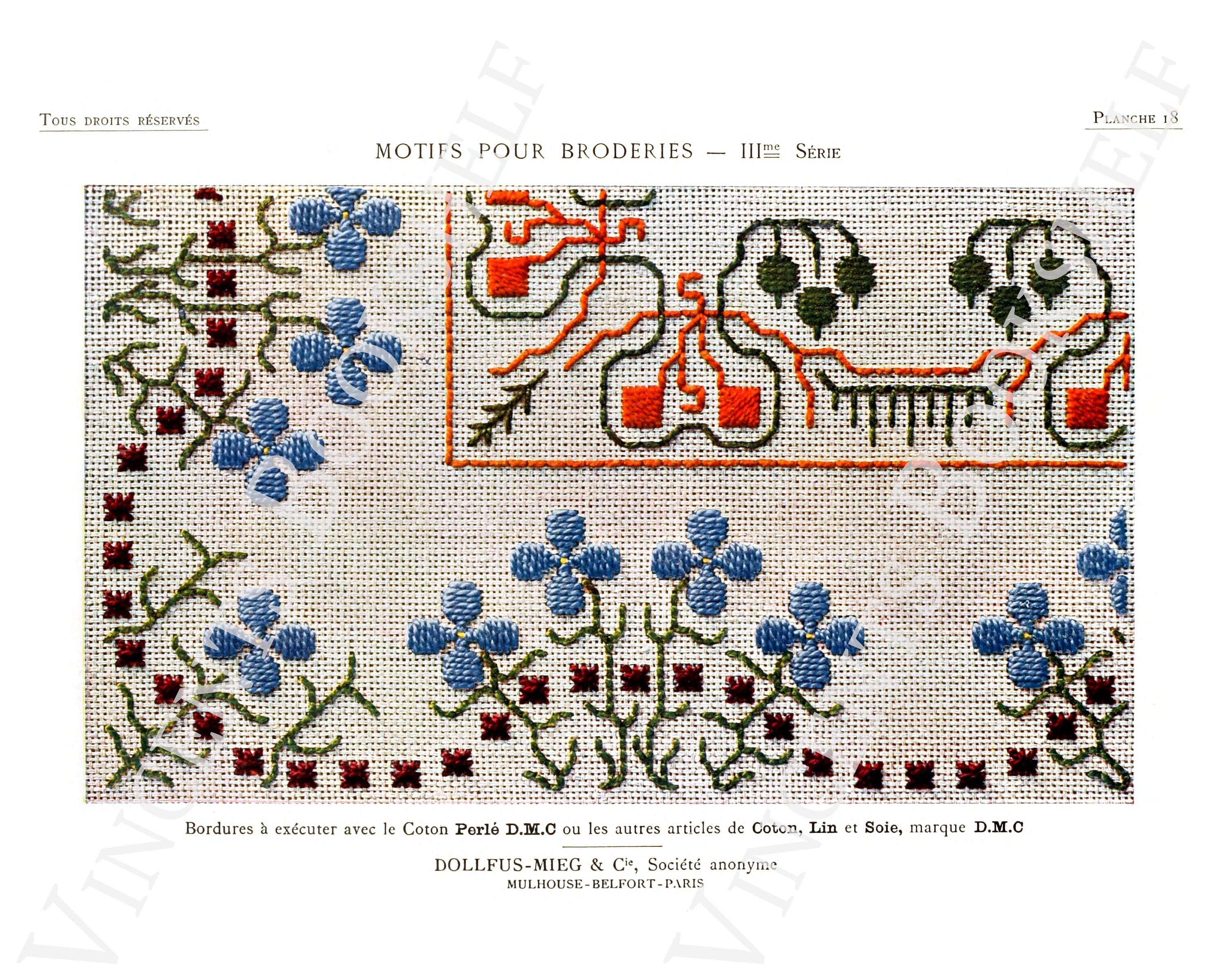 French Embroidery Pattern Book, Embroidery Designs, Embroidery Motifs ...