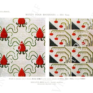 French Embroidery Pattern Book, Embroidery Designs, Embroidery Motifs ...