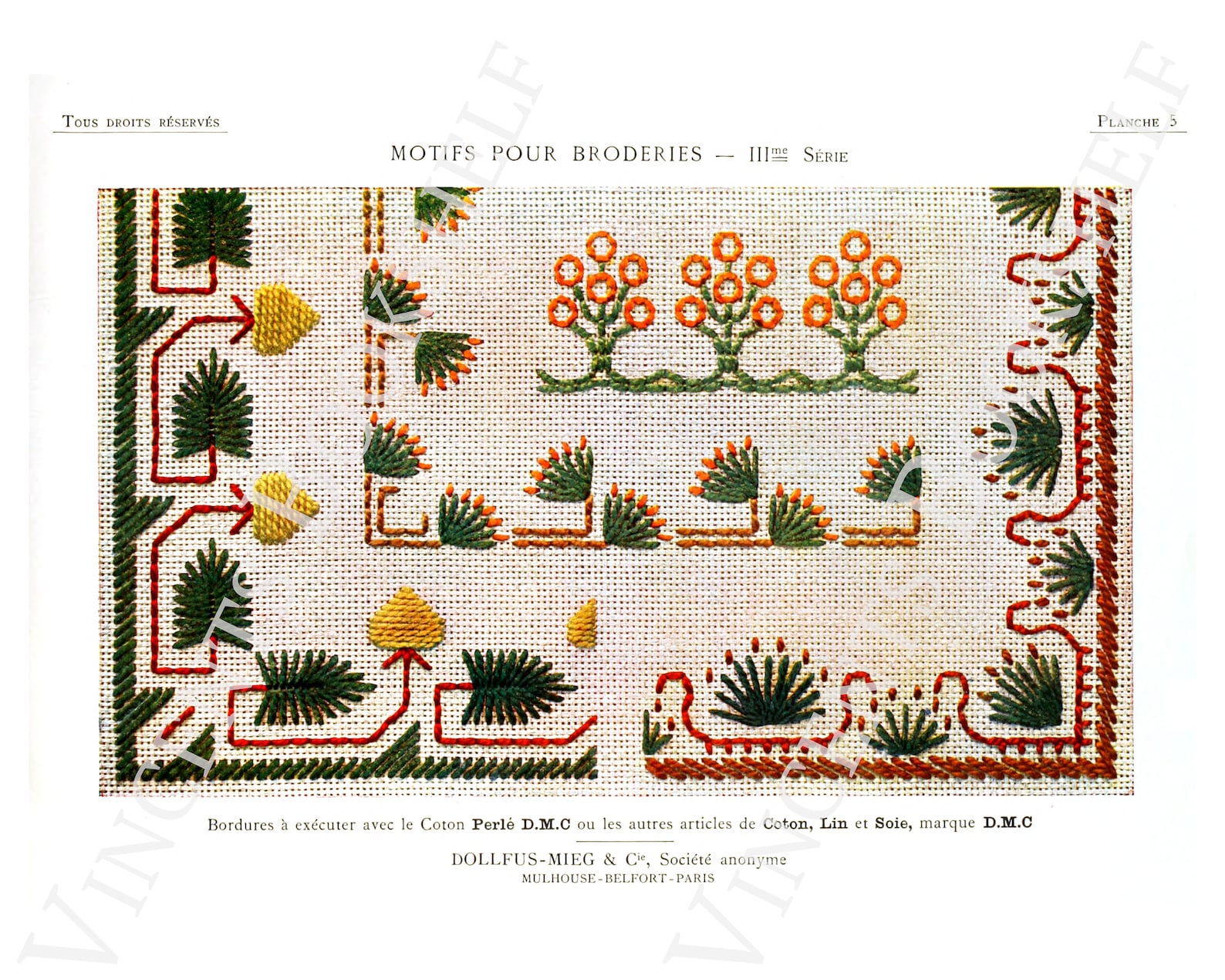 French Embroidery Pattern Book, Embroidery Designs, Embroidery Motifs ...