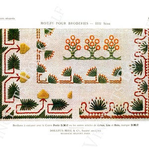 French Embroidery Pattern Book, Embroidery Designs, Embroidery Motifs ...
