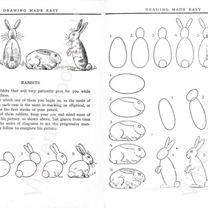 Drawing Made Easy EG Lutz, Step by Step Drawing Book. Learn How to Draw ...