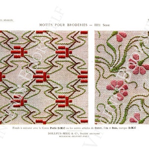 French Embroidery Pattern Book, Embroidery Designs, Embroidery Motifs ...