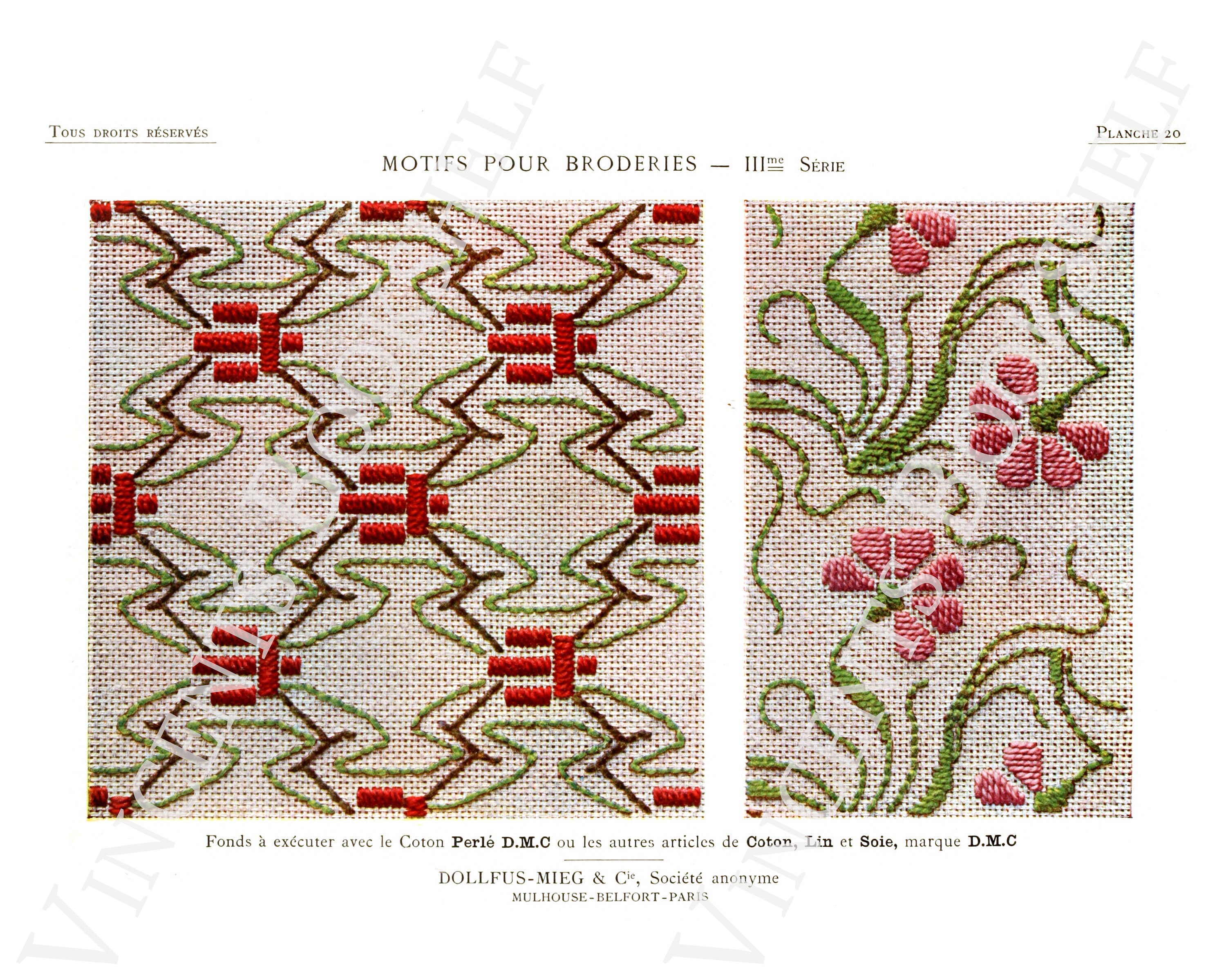 French Embroidery Pattern Book, Embroidery Designs, Embroidery Motifs ...