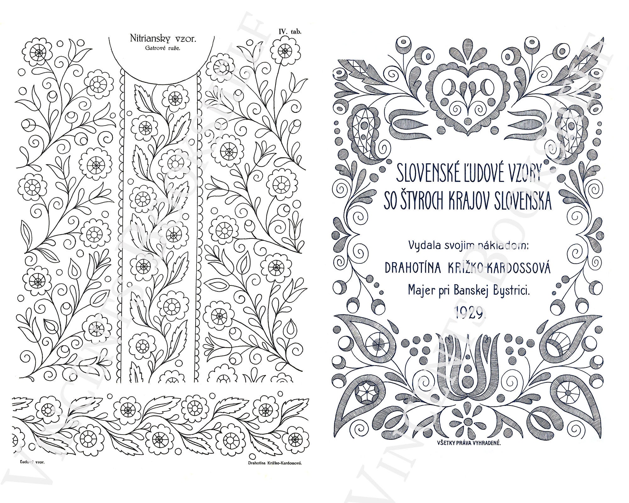 Slovakian Folk Embroidery Designs With Traditional Embroidery Patterns ...