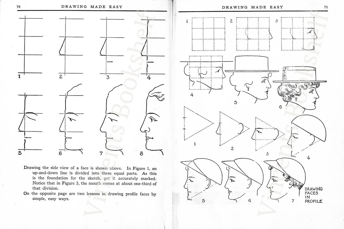 Drawing Made Easy EG Lutz, Step by Step Drawing Book. Learn How to Draw ...
