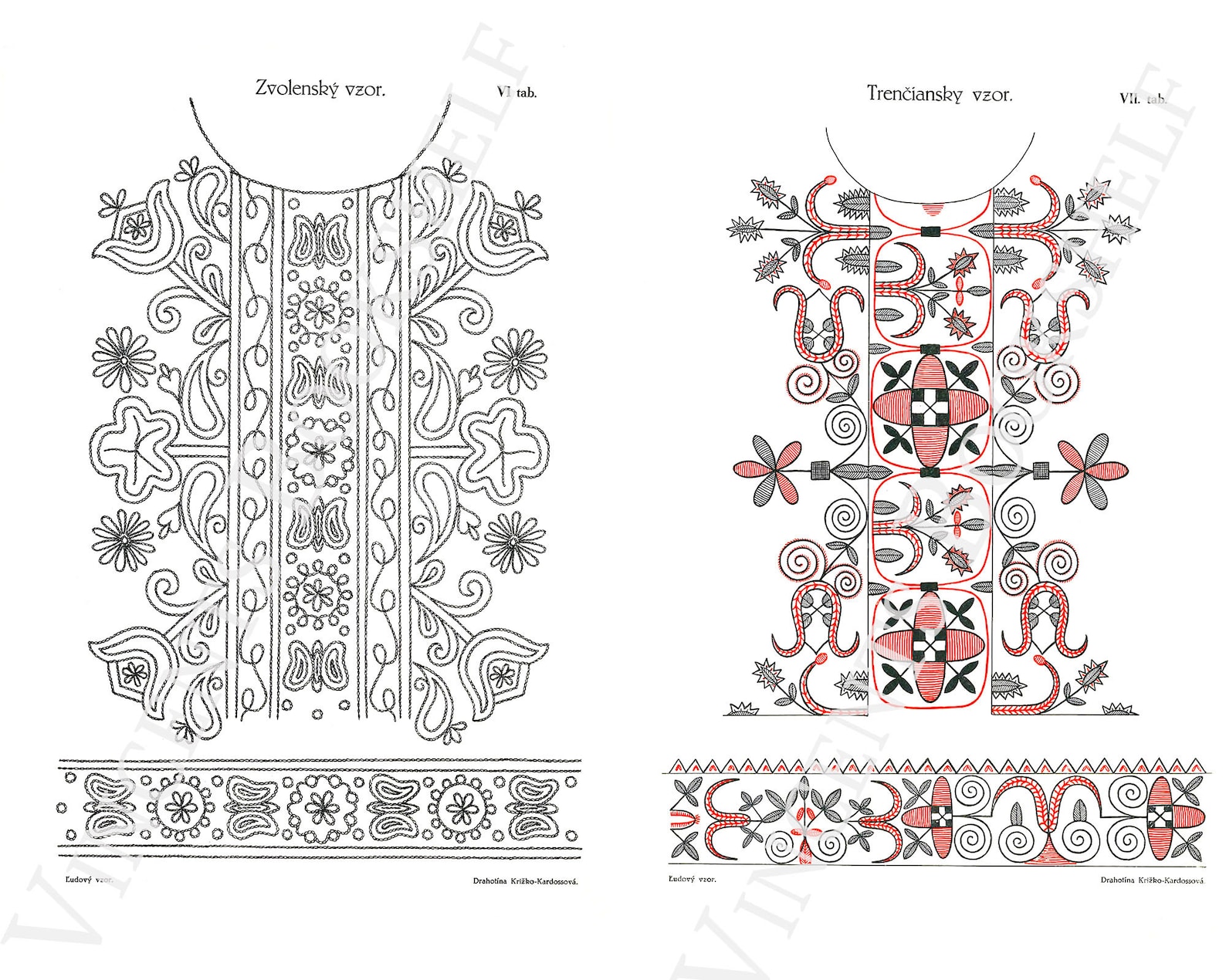 Slovakian Folk Embroidery Designs With Traditional Embroidery Patterns ...