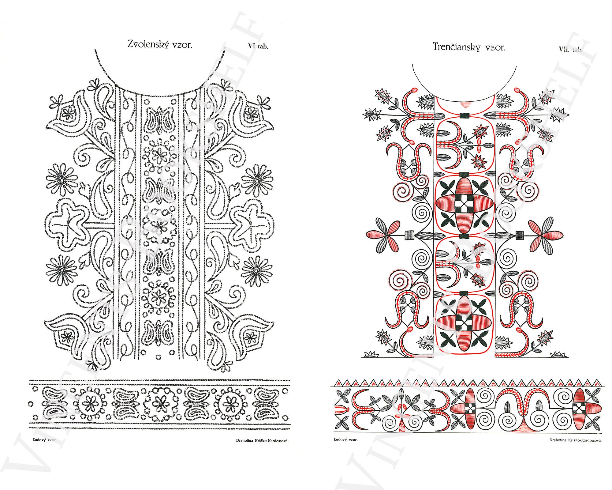 Slovakian Folk Embroidery Designs With Traditional Embroidery Patterns ...