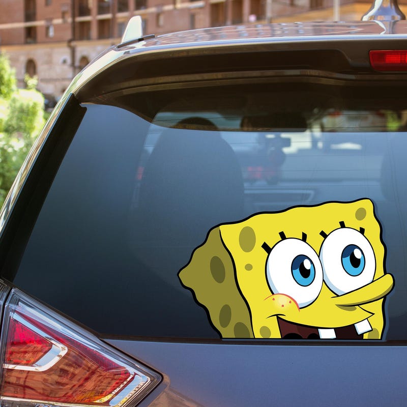 Spongebob Window Car - Etsy
