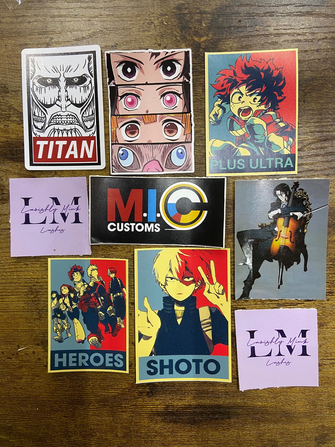 100 Custom Square Waterproof Vinyl Stickers Great for Events, Packaging ...