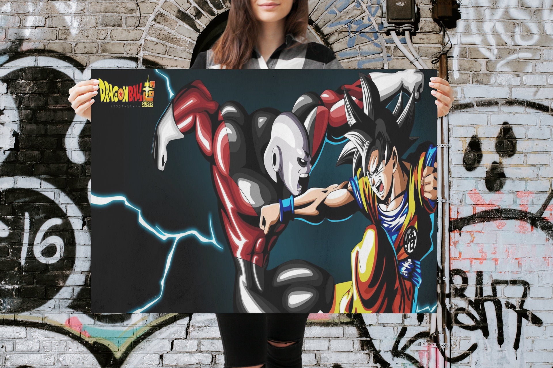 Anime Manga Poster Wall Decor Saiyan Art Living Room Bedroom Anime ...