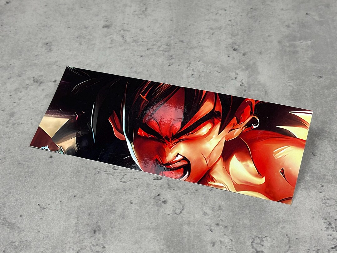 Anime Eyes Slap Sticker- Goku Dbzinspired Fan Art- Glossy Vinyl Decal ...