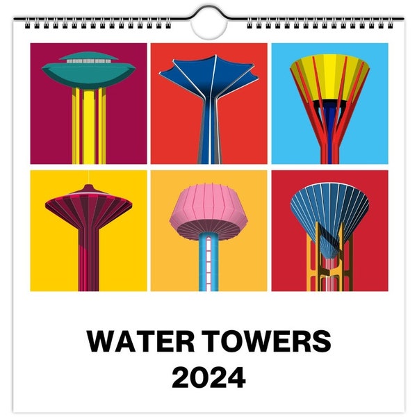 2024 Wall Calendar Architecture - Etsy