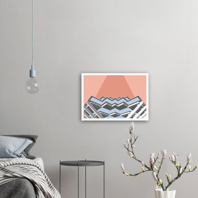 Geisel Library, San Diego, Poster, Artwork, Architecture Print, Wall ...