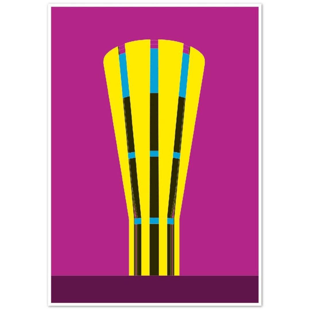 Tonwell Water Tower, Glasgow, Poster, Artwork, Architecture Print, Wall ...