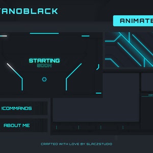 Animated Overlay Pack | STREAM OVERLAY | Starting, Ending, Pause ...