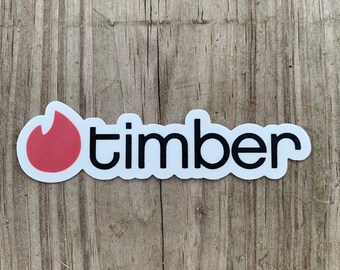 Timber Sticker - Etsy