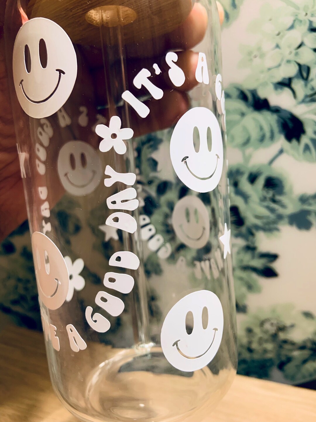 It’s a Good Day 16 Oz Iced Coffee Glass Cup - Etsy