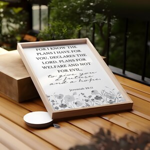Jeremiah 29:11 Scripture Wall Art, Wall Decor, Sign, Digital Download ...