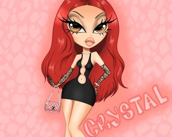 Bratz Drawing - Etsy